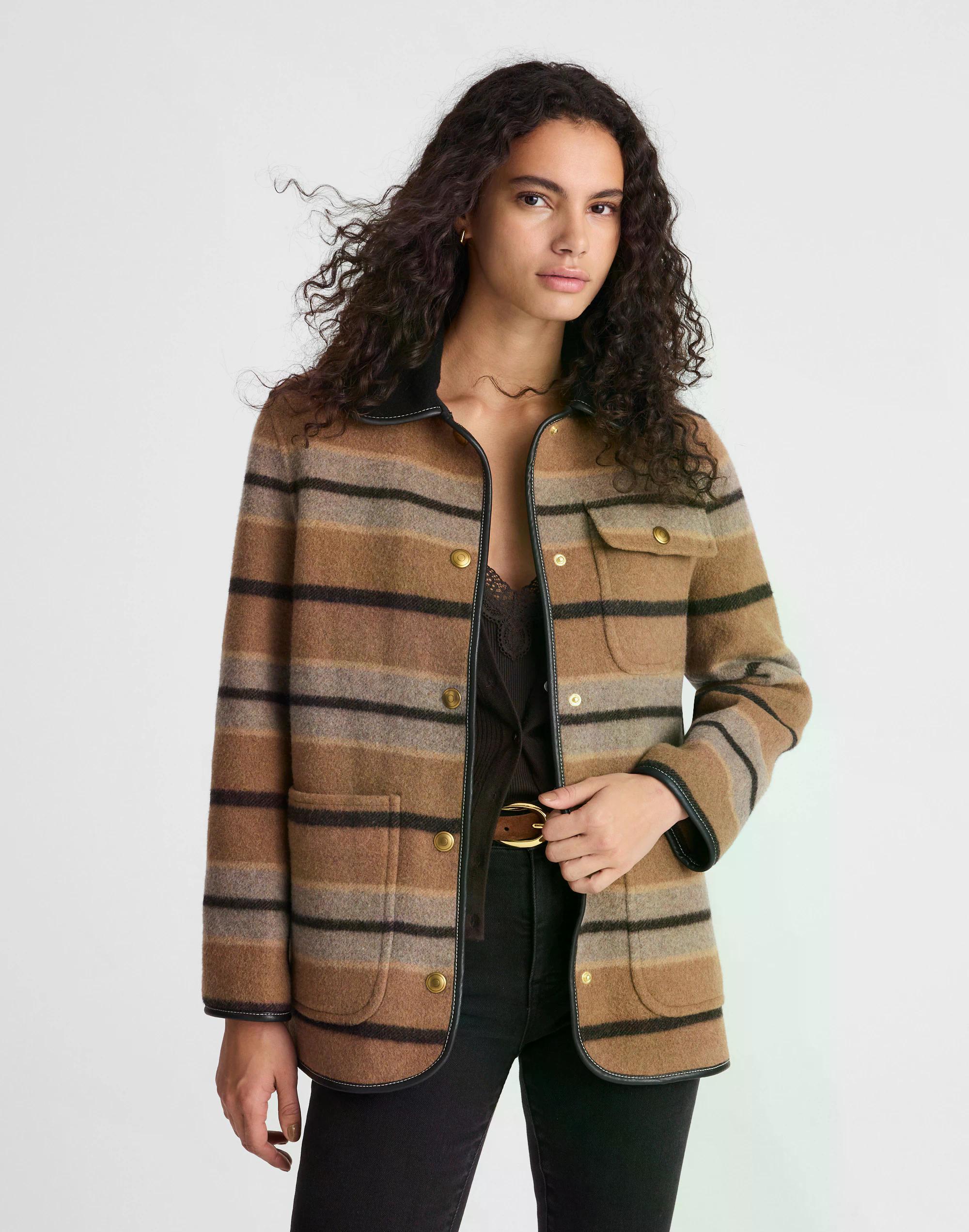 MADEWELL Striped Chore Jacket